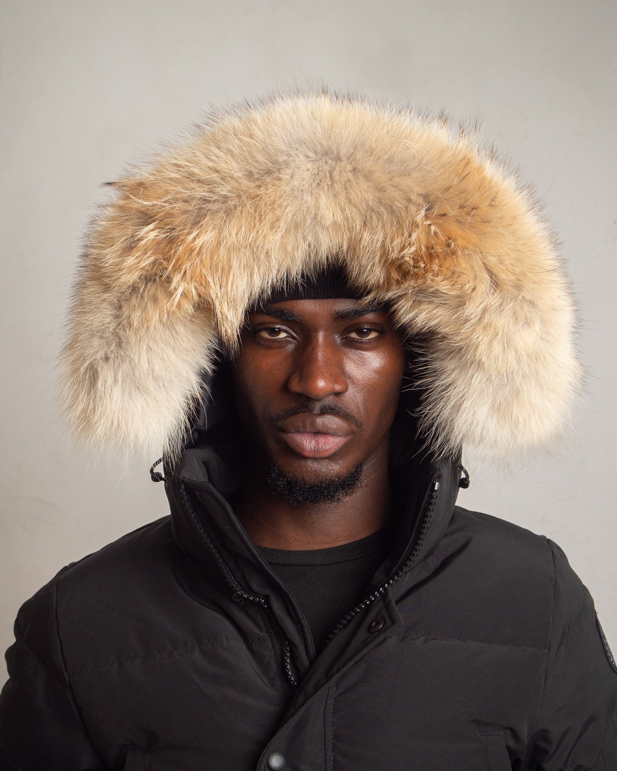 Classic Silver-Light Coyote Fur Hood Trim | ArcticFur